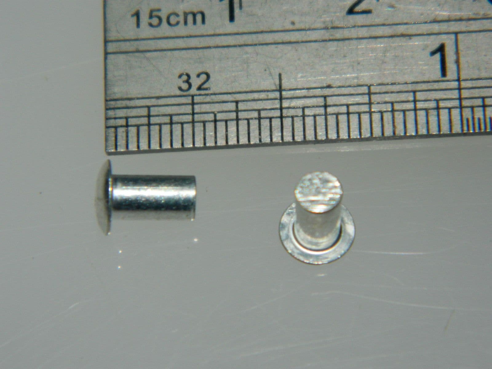 100 x Rivets Flat Head Monel 1/8" Diam 1/4" Long Part NSA5415-32-06 F3